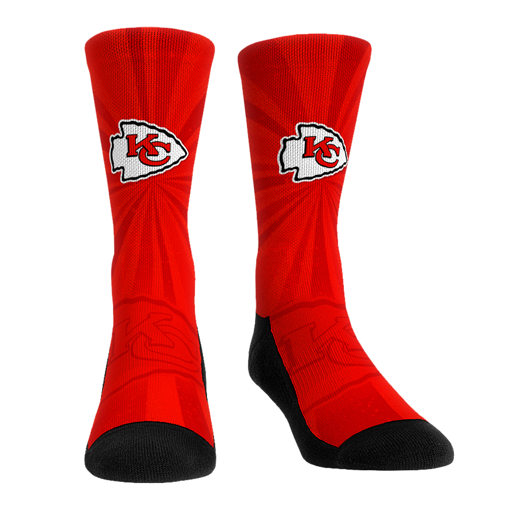 Kansas City Chiefs - Throwback Swirl - NFL Socks - Rock 'Em Socks