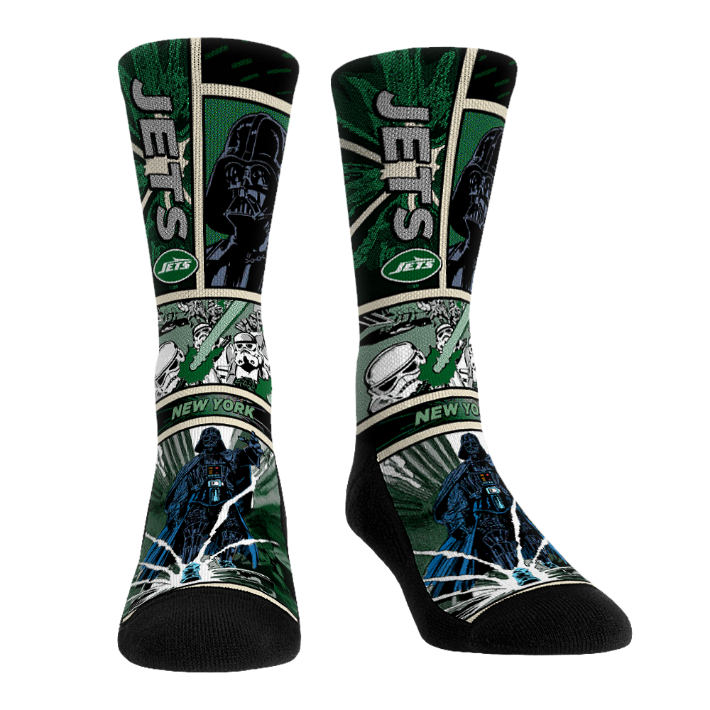 New York Jets Socks - Star Wars - NFL Socks - Rock 'Em Socks