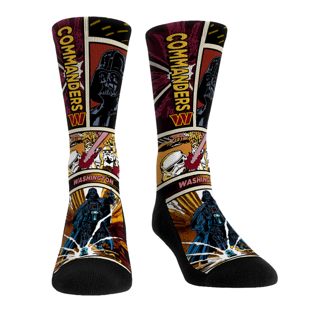 Washington Commanders Socks - Star Wars - NFL Socks - Rock 'Em Socks