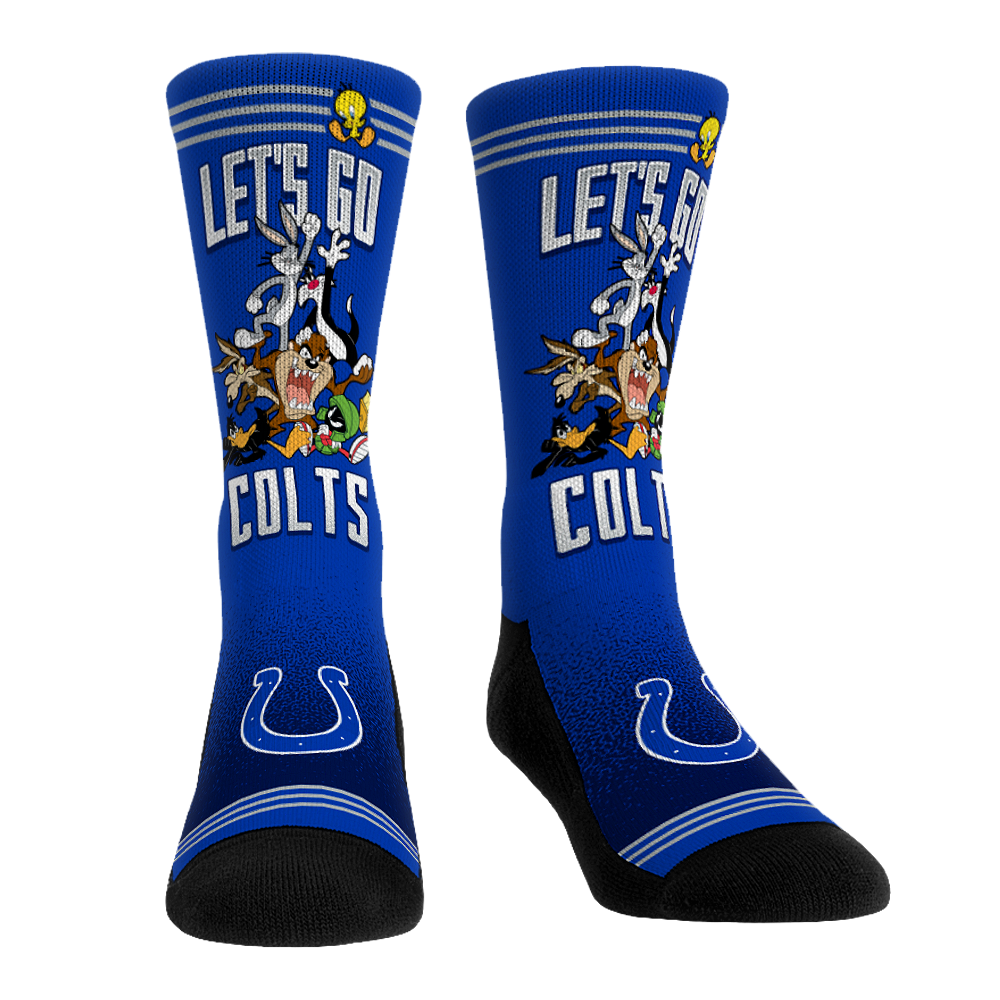 Indianapolis Colts Socks - Looney Tunes - Team Pile Up - NFL Socks ...