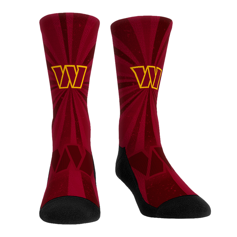 Washington Commanders Socks - Throwback Swirl - NFL Socks - Rock 'Em Socks