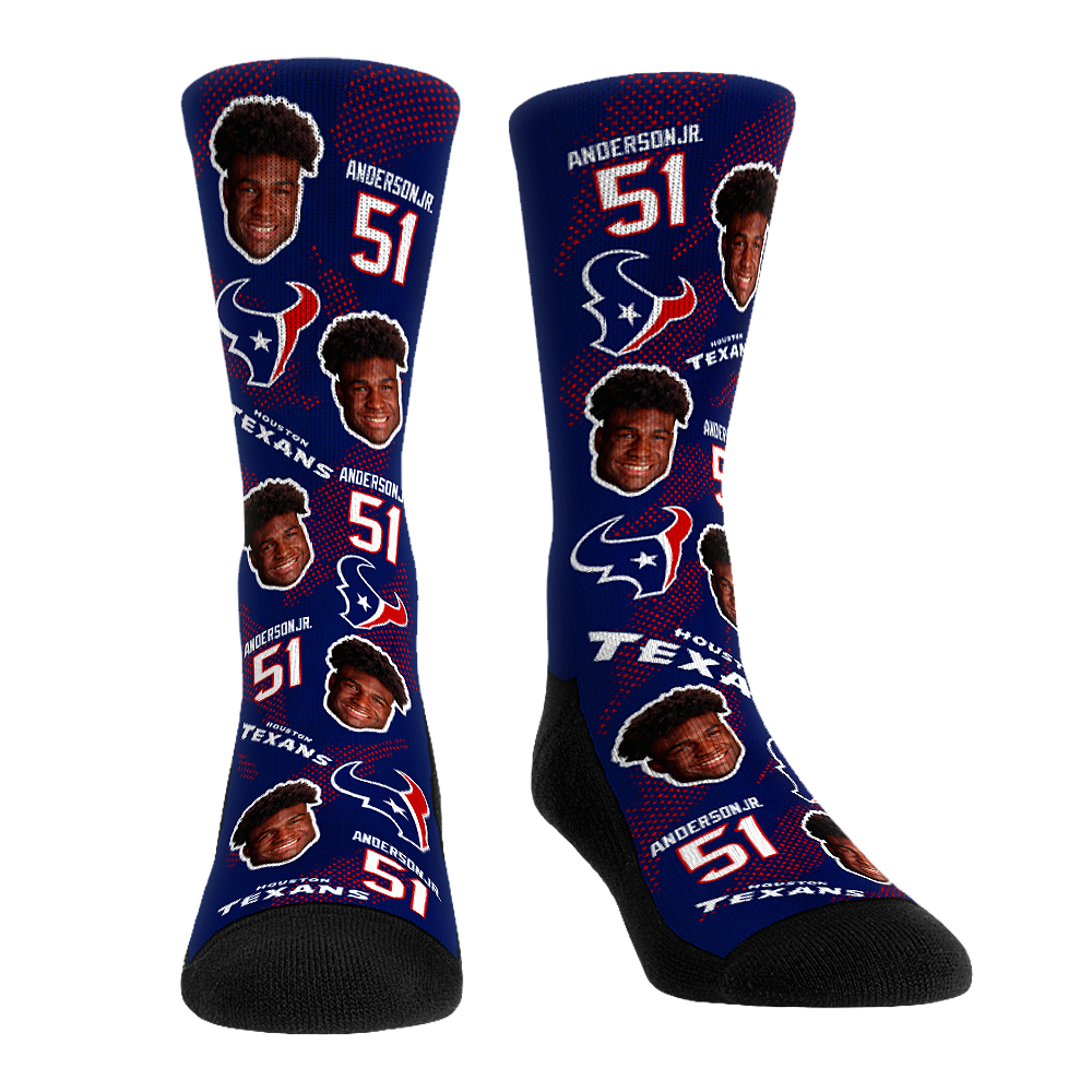 Will Anderson Jr Socks - Houston Texans - NFL Socks - Rock 'Em Socks