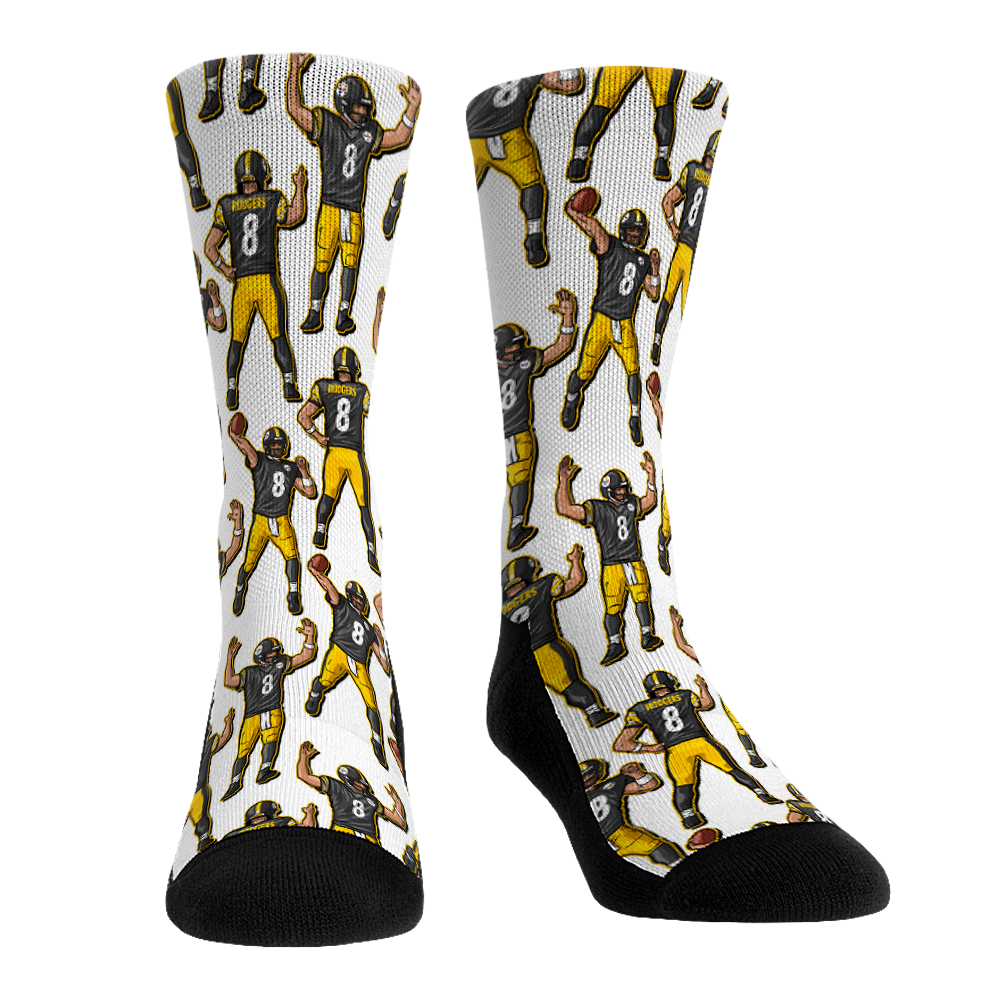 Aaron Rodgers Socks - Pittsburgh Steelers Socks - Rock 'Em Socks - NFL