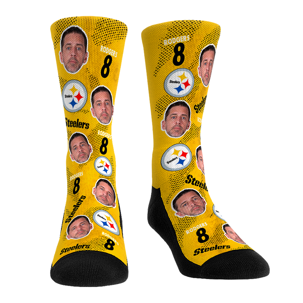 Aaron Rodgers Socks - Pittsburgh Steelers Socks - Rock 'Em Socks - NFL