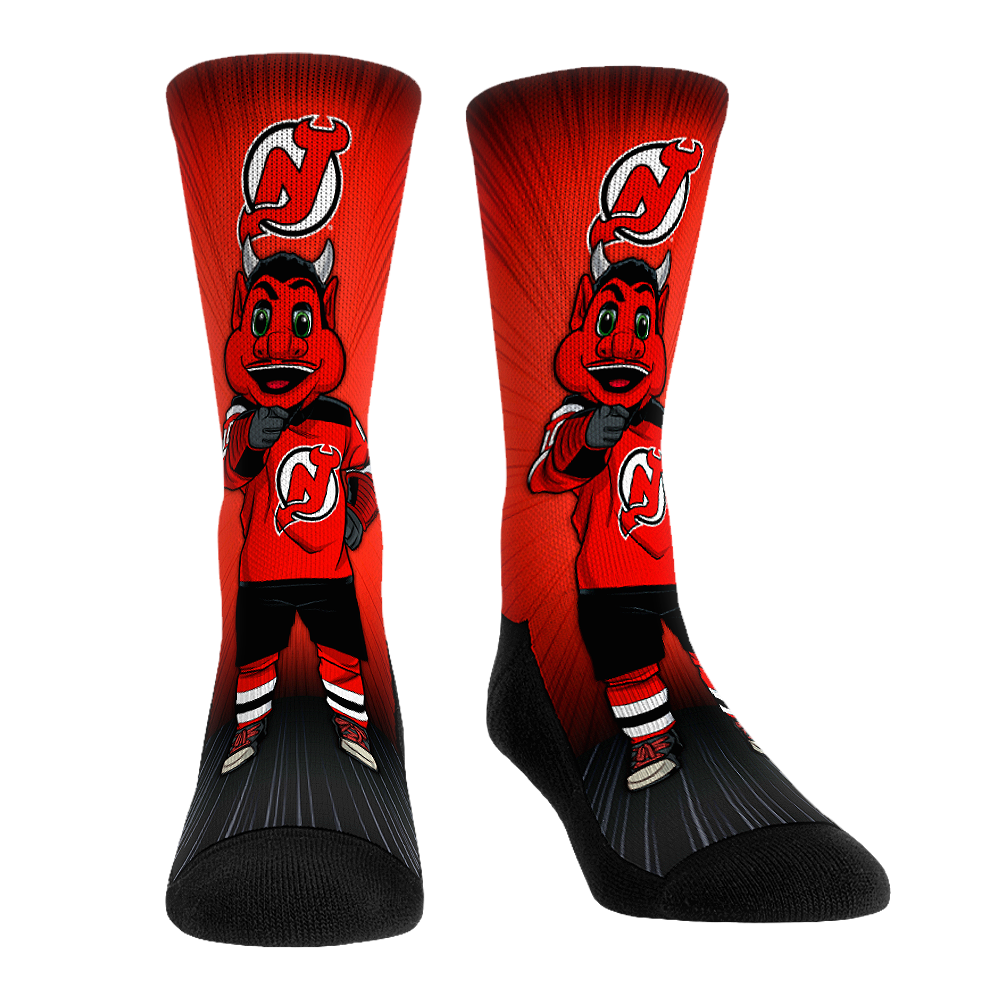 New Jersey Devils - Mascot Pump Up! - NHL Socks - Rock 'Em Socks