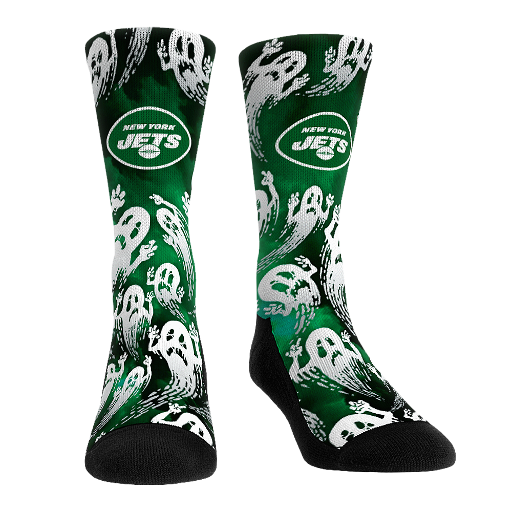 New York Jets Socks - Ghost Fade Socks - NFL Socks - Rock 'Em Socks