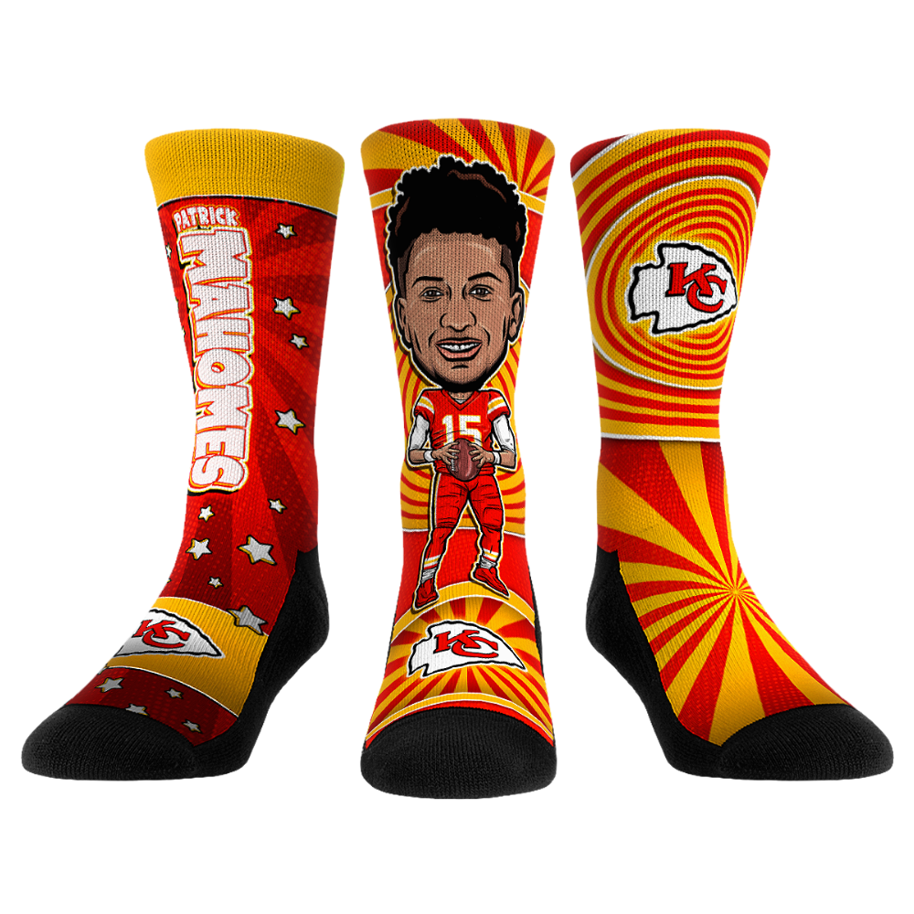 Patrick Mahomes Socks - Kansas City Chiefs Socks - Rock 'Em Socks - NFL