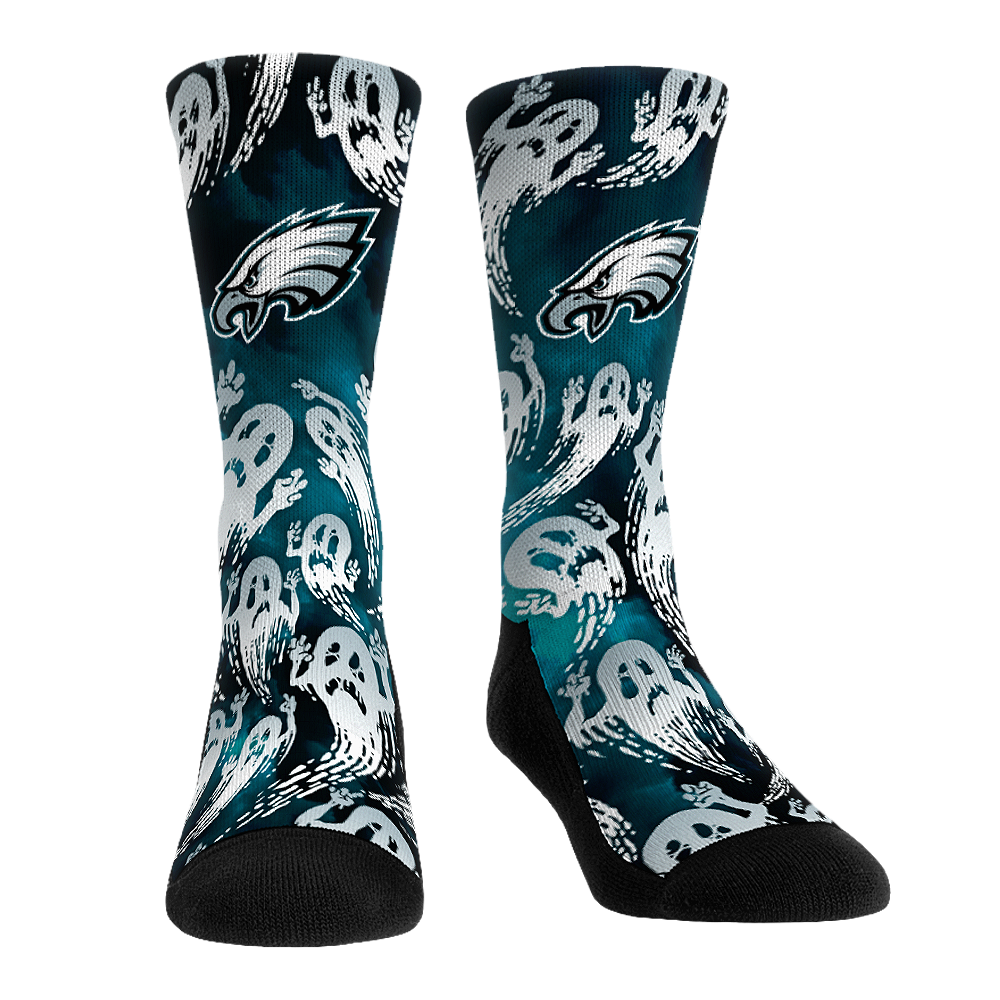 Philadelphia Eagles Socks - Ghost Fade Socks - NFL Socks - Rock 'Em Socks