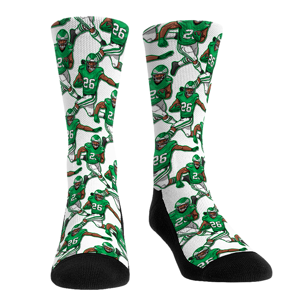 Saquon Barkley Socks - Philadelphia Eagles Socks - Rock 'Em Socks - NFL
