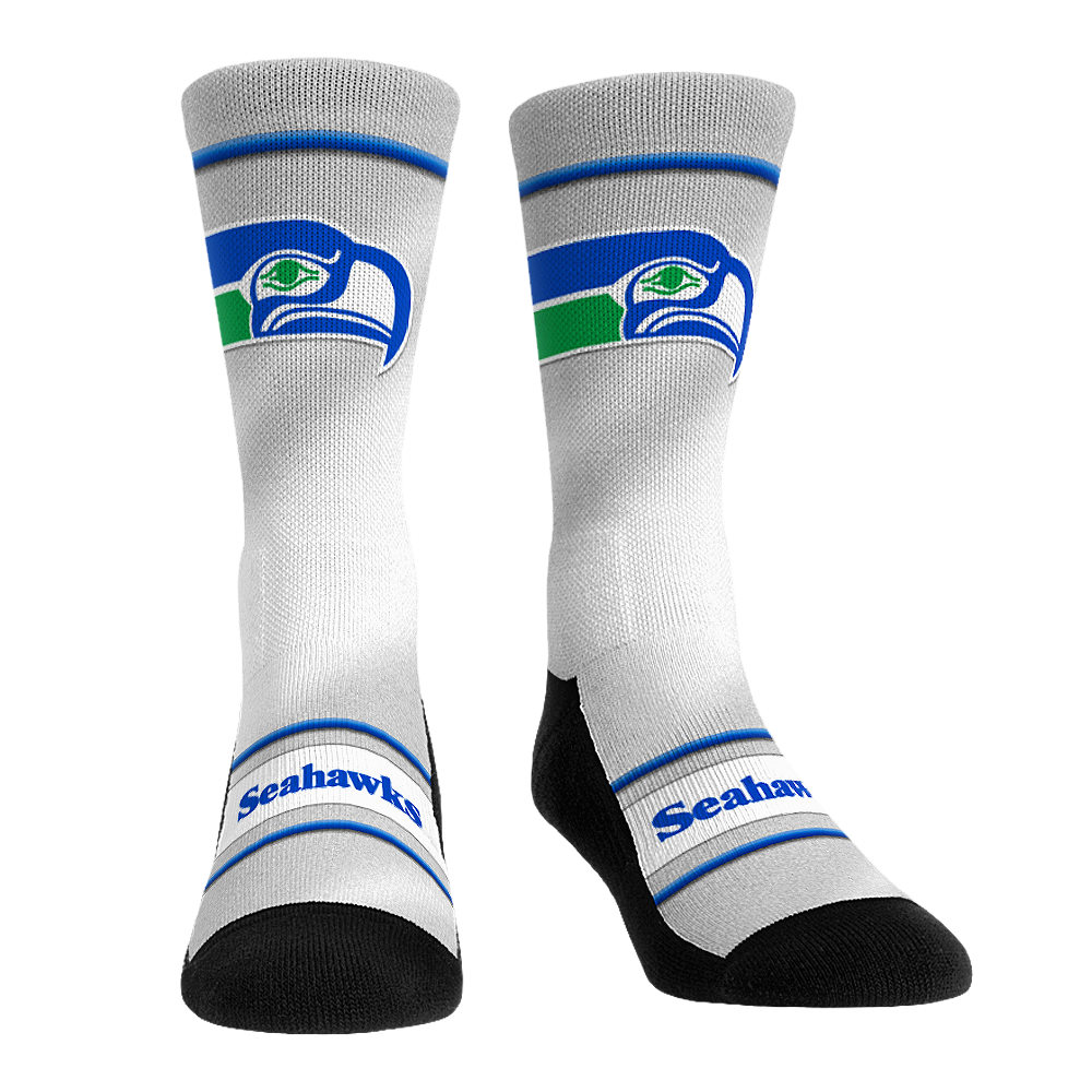 Seattle Seahawks Socks - Classic Helmet - NFL Socks - Rock 'Em Socks