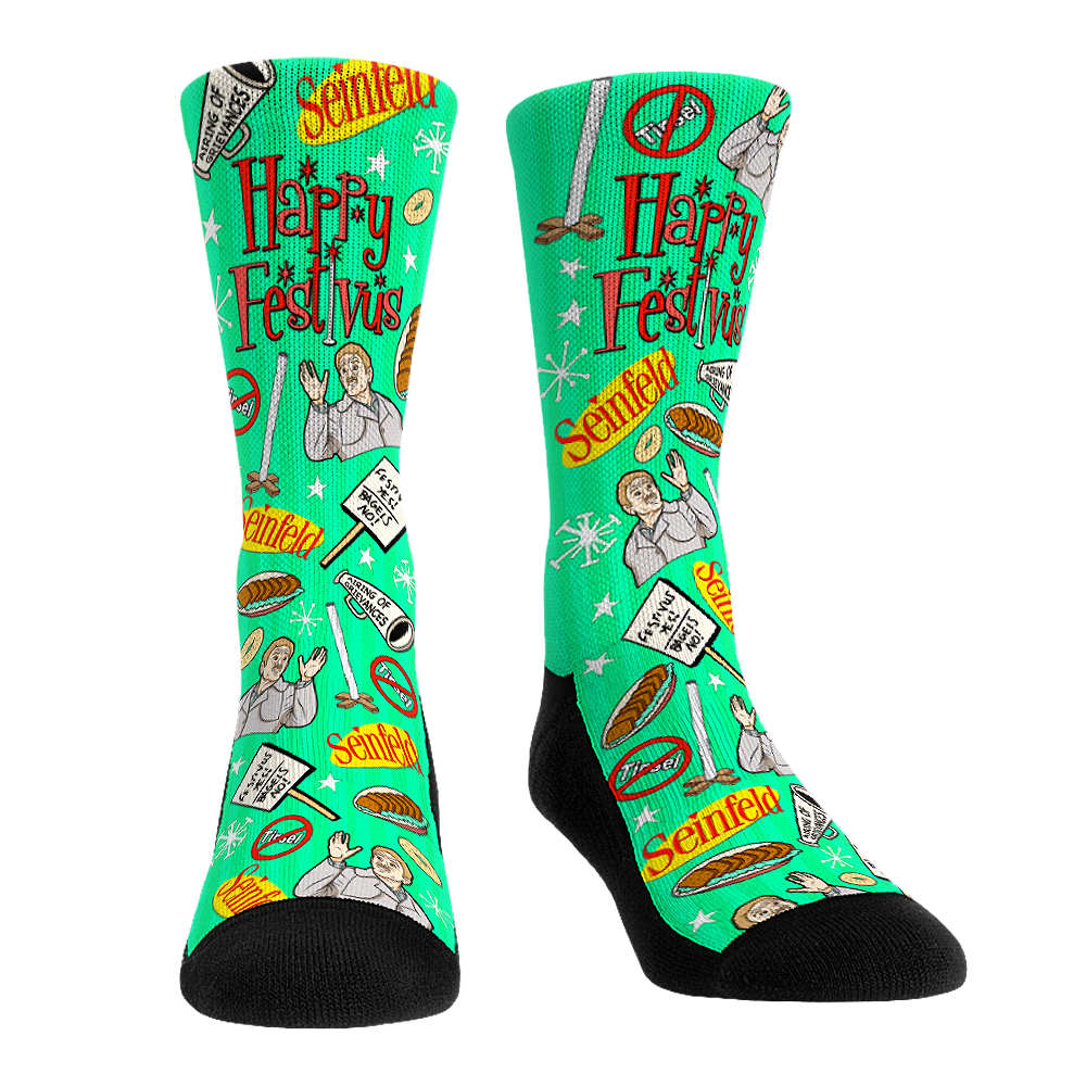 Seinfeld Socks - Festivus All-Over - Rock 'Em Socks