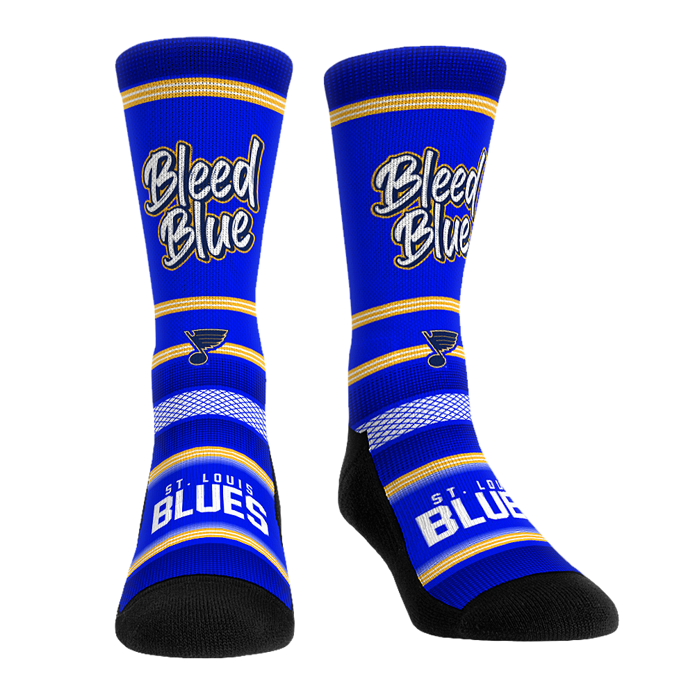 St. Louis Blues Socks - Slogan - NHL Socks - Rock 'Em Socks
