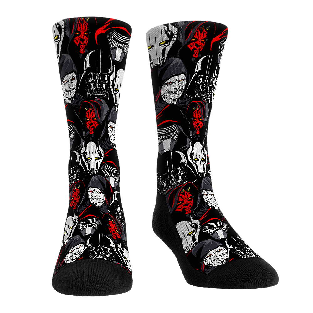 Dark Side Villains Stacked Socks - Star Wars Socks - Rock 'Em Socks