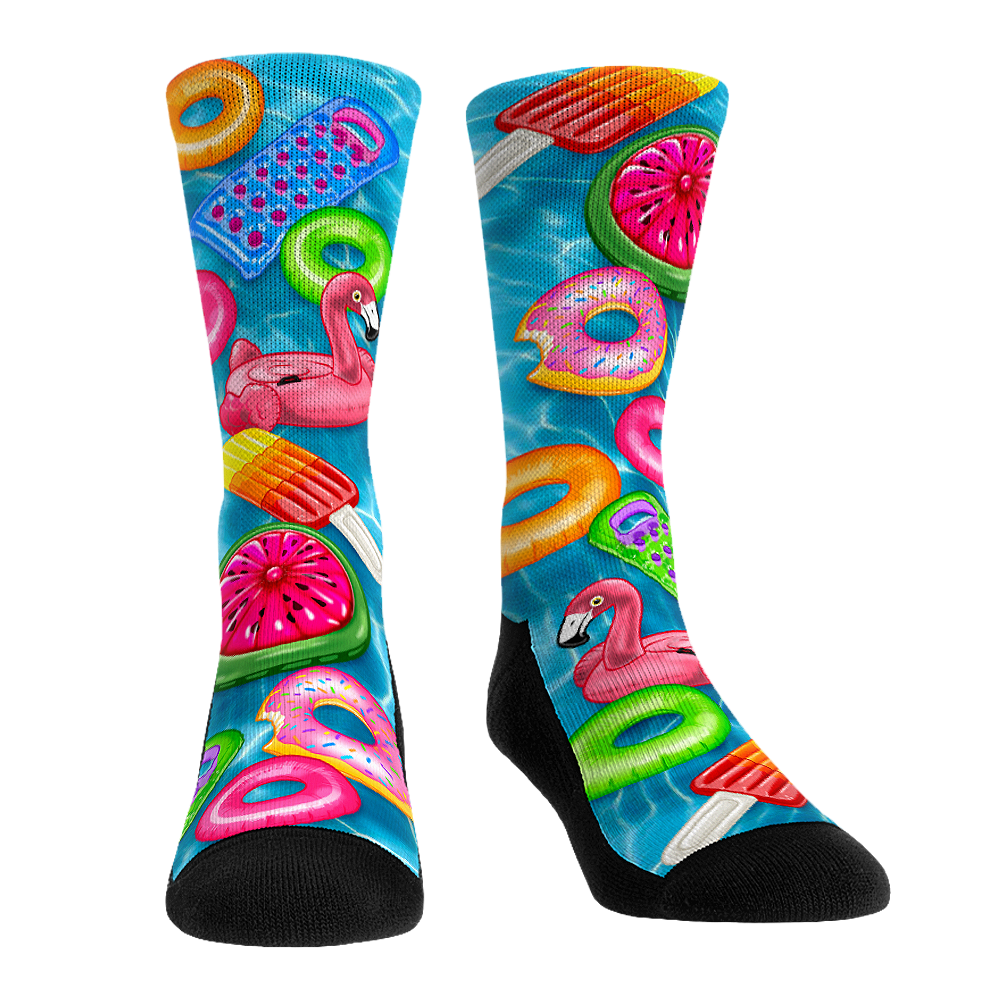 Pool Floaties - Rock 'Em Socks - Summer Socks