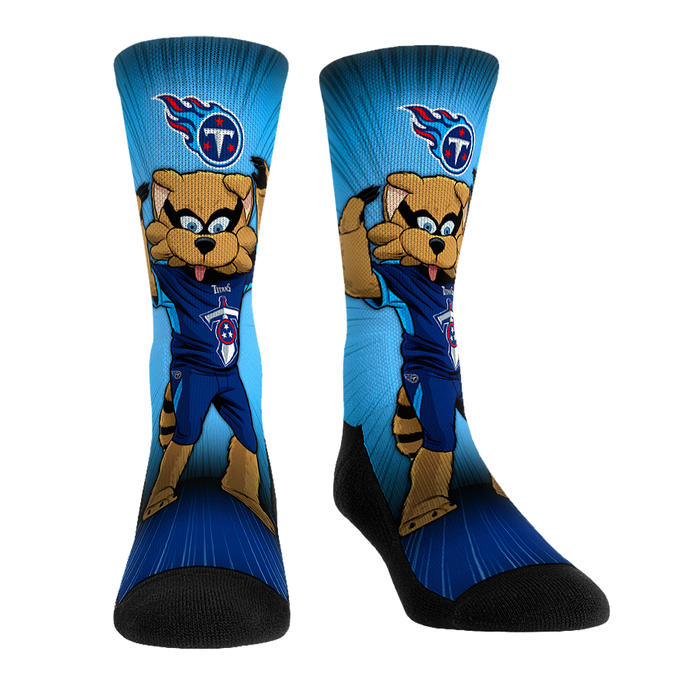 Tennessee Titans Socks - Mascot Pump Up! - NFL Socks - Rock 'Em Socks