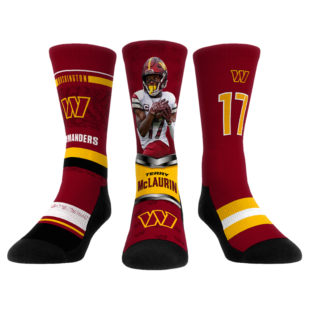 Terry McLaurin Socks - Washington Commanders - Rock 'Em Socks - NFL