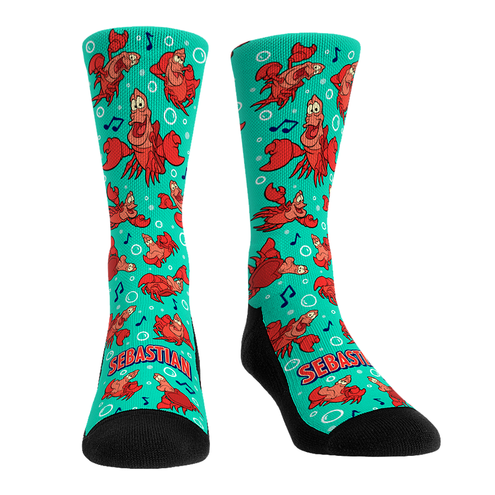The Little Mermaid Socks - Sebastian All-Over - Rock 'Em Socks