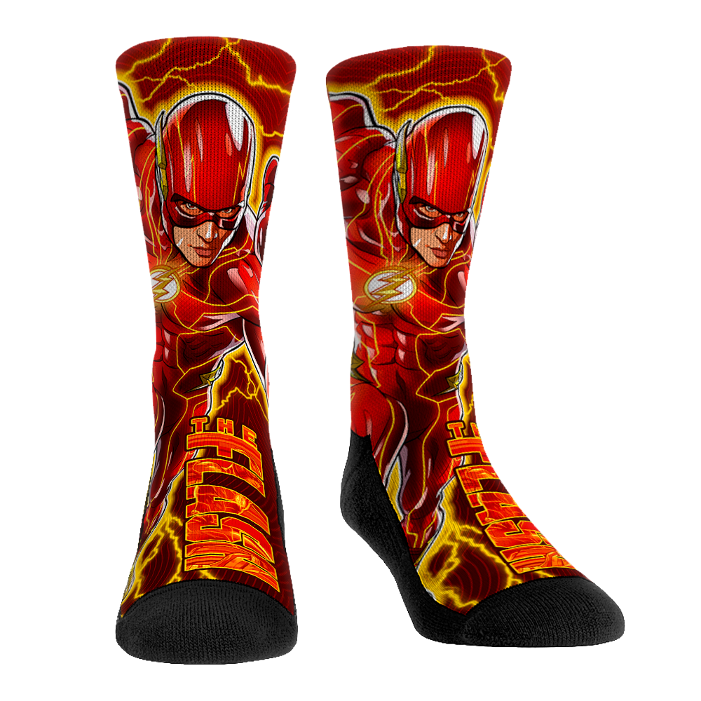 The Flash Socks - Sideplot - Rock 'Em Socks - DC Comics Socks