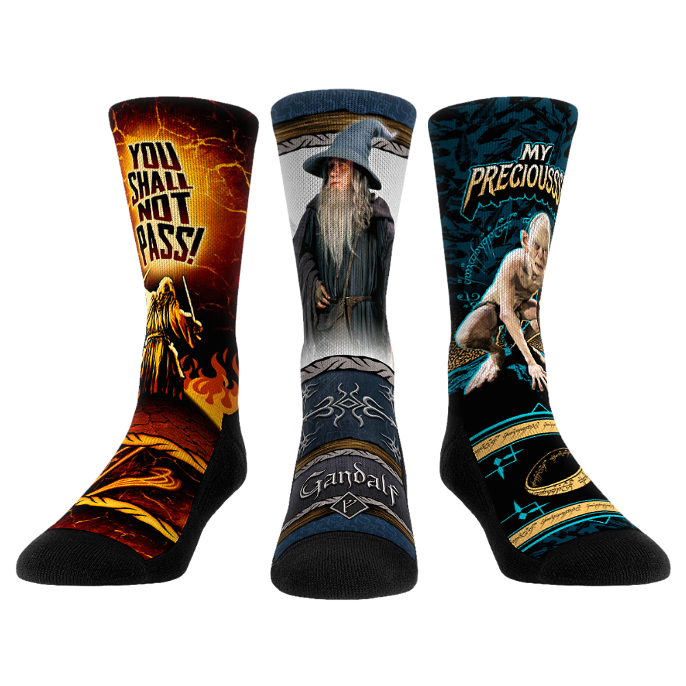 The Lord of the Rings Socks - 3-Pack - Rock 'Em Socks