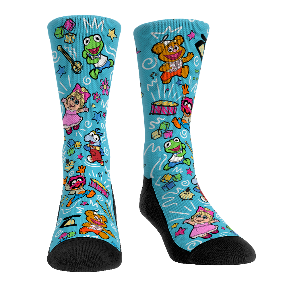 The Muppets Socks - Muppets Babies All-Over - Rock 'Em Socks