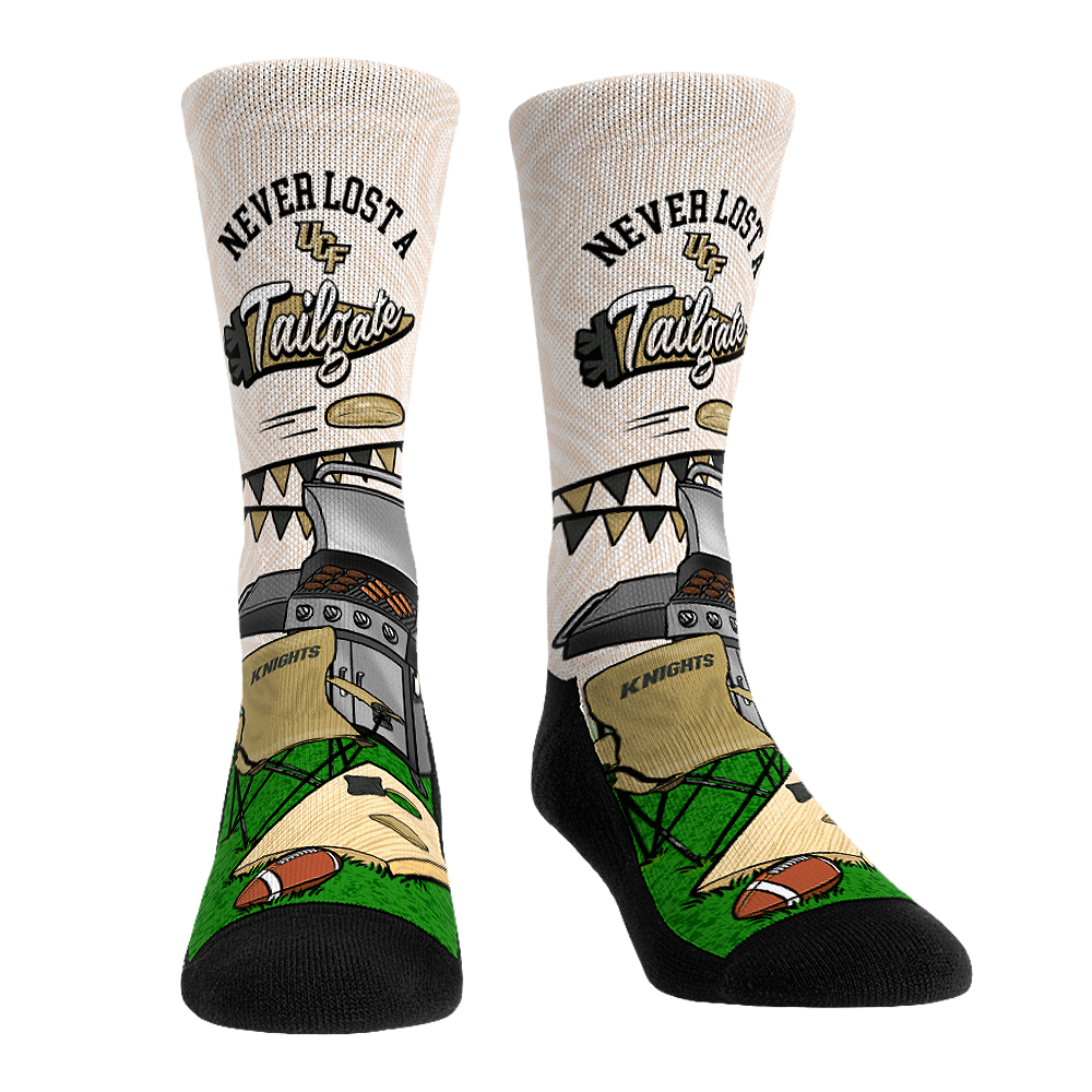 UCF Knights Socks - Never Lost a Tailgate - Rock 'Em Socks