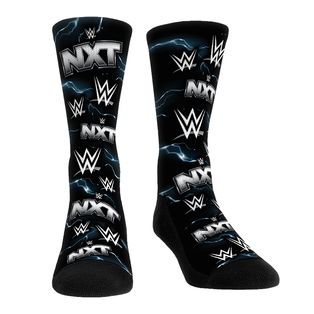NXT Socks - Lightning All-Over - Rock 'Em Socks