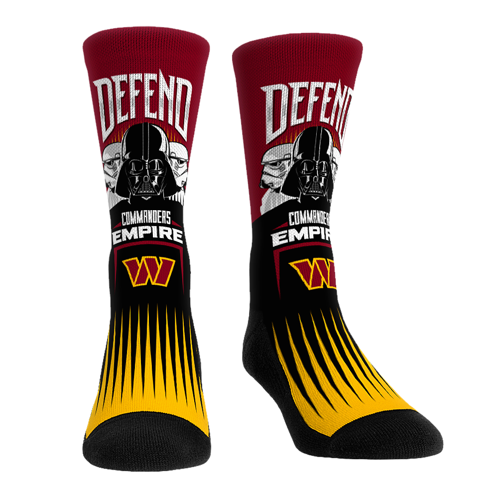 Washington Commanders Socks - Star Wars Defend The Empire - NFL Socks ...