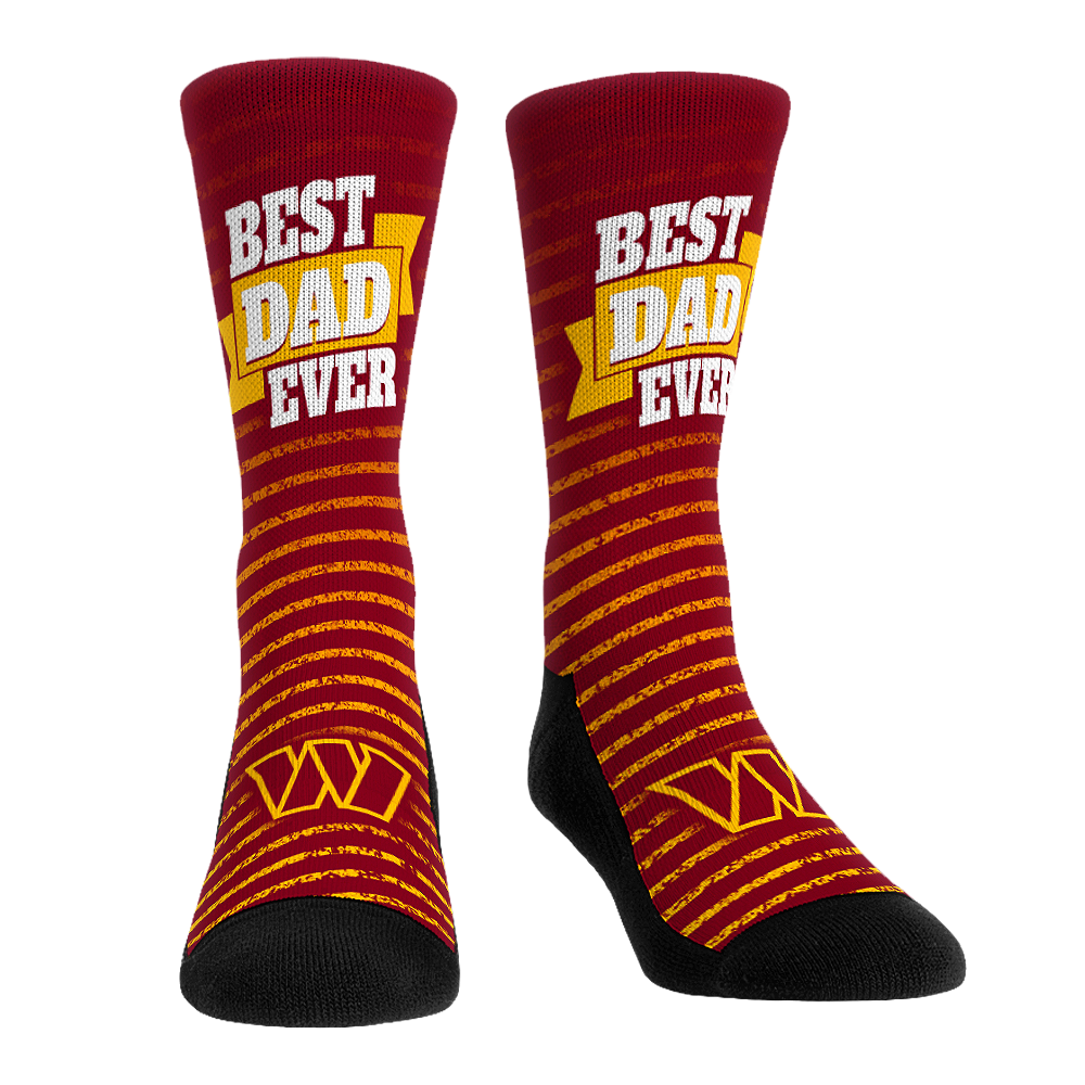 Washington Commanders Socks - #1 Dad Socks - NFL Socks - Rock 'Em Socks
