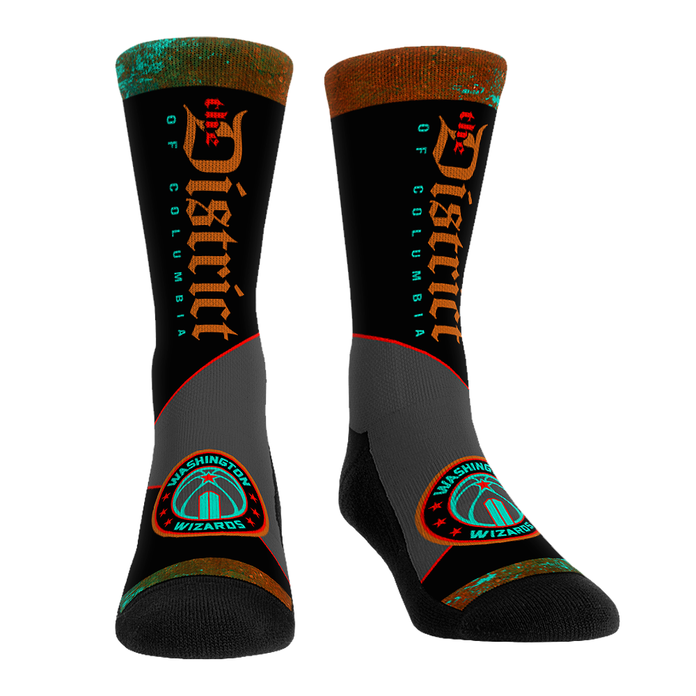 Washington Wizards Socks - City Edition Jersey Socks - NBA Socks - Rock ...