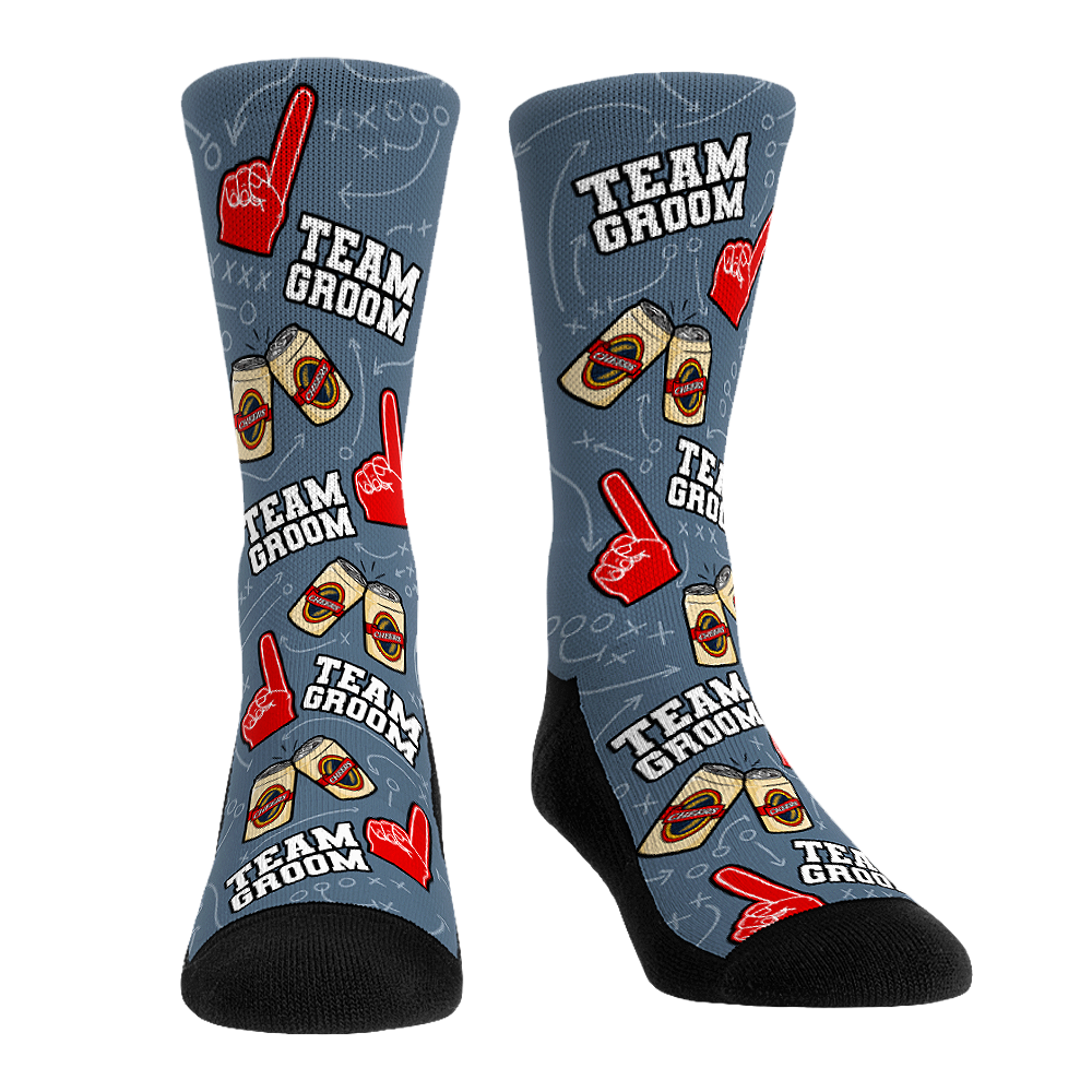 Sports Fan Groom Socks - Rock 'Em Socks - Wedding Socks
