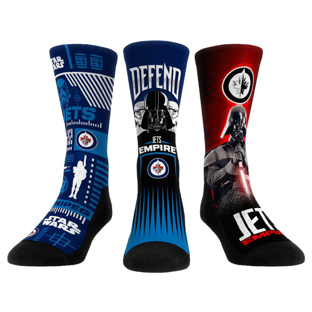 Winnipeg Jets Socks - Star Wars - NHL Socks - Rock 'Em Socks