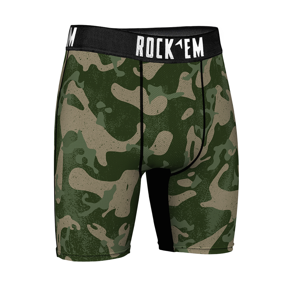 Armor Camo - Rock 'Em Boxer Briefs - Underwear - Rock 'Em Socks