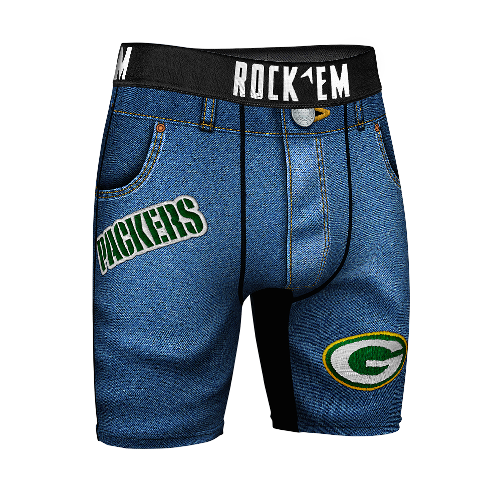 Boxer Briefs - Green Bay Packers - Rad Dad – Rock 'Em Socks