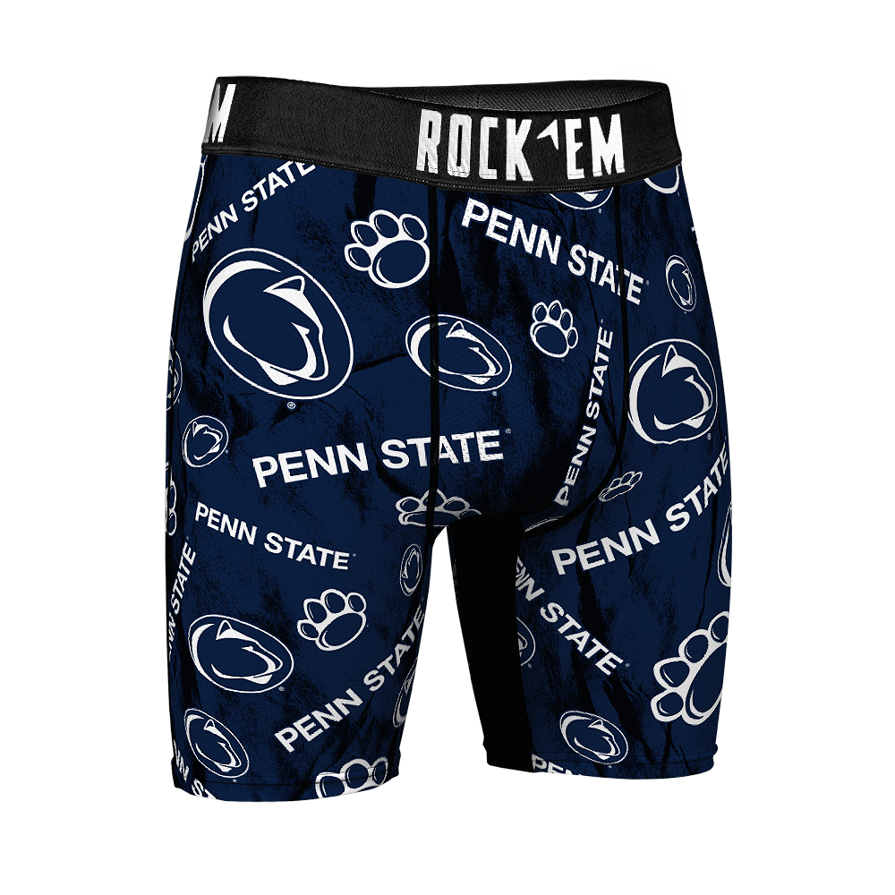 Penn State Nittany Lions - Boxer Briefs - Logo All-Over - Rock 'Em Socks