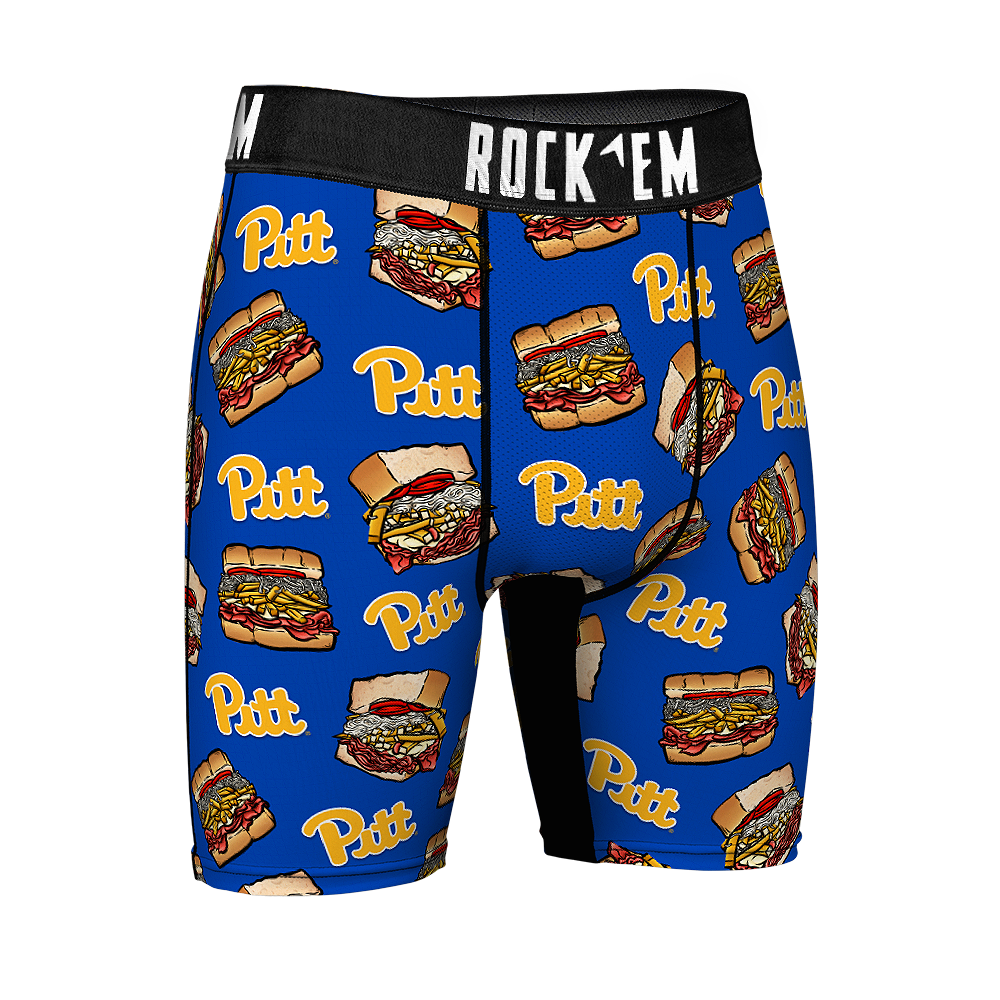 Pittsburgh Panthers - Boxer Briefs - Stacked Sandwich - Rock 'Em Socks