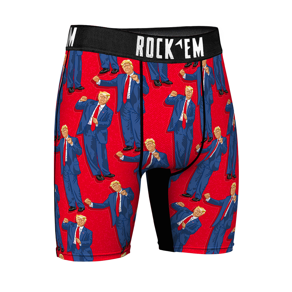 Donald Trump Underwear - Rock 'Em Boxer Briefs - Underwear - Rock 'Em Socks