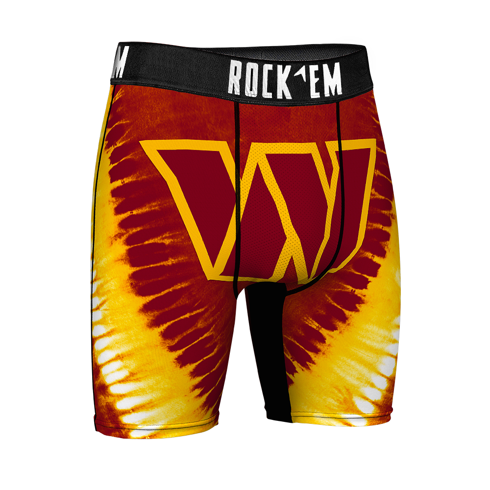 Washington Commanders - Rock 'Em Boxer Briefs - V Shape Tie Dye ...