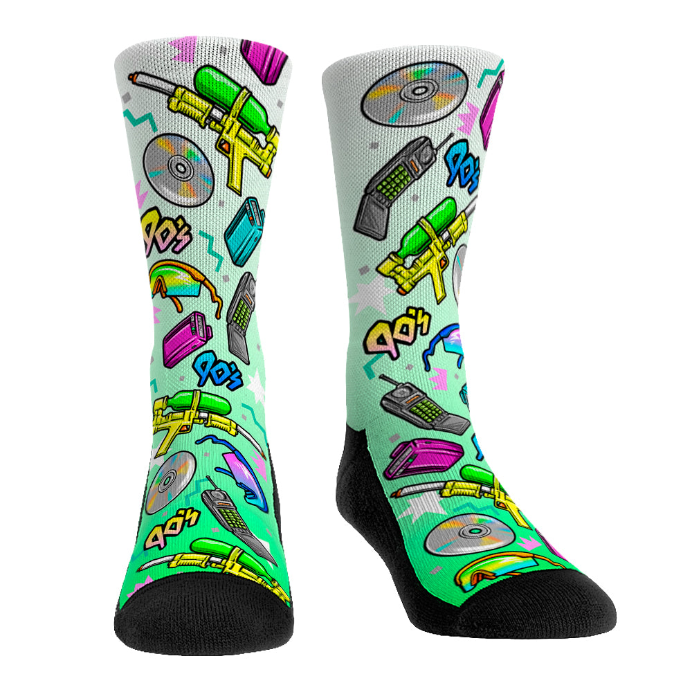 Decades All-Over Icon - 90's – Rock 'Em Socks