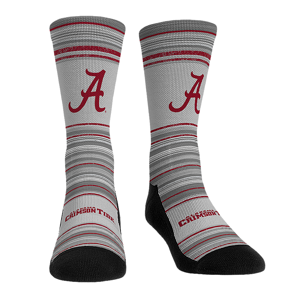 Alabama Crimson Tide Socks - Heather Classics - Rock 'Em Socks