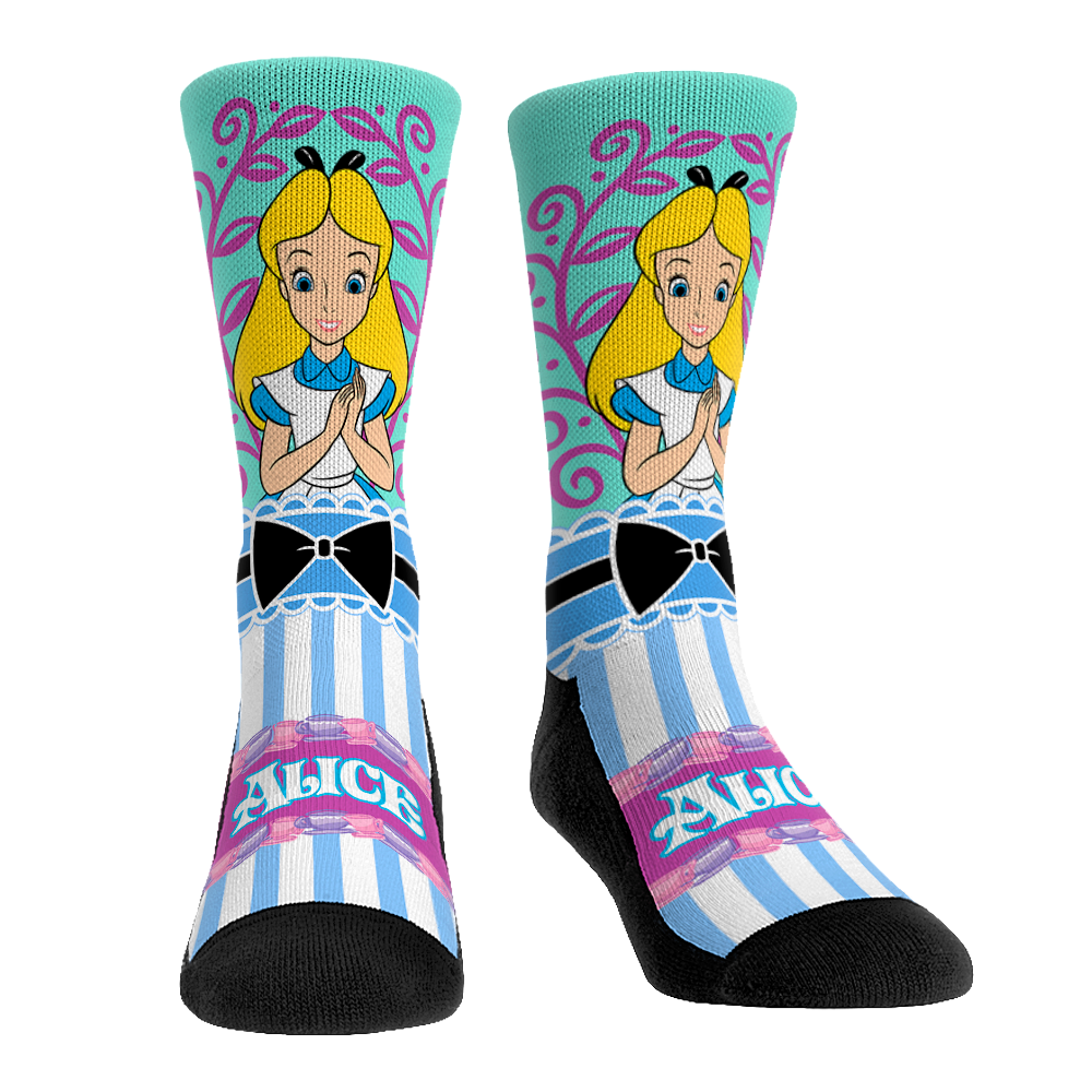 Alice in Wonderland Socks - Alice Showtime - Disney Socks - Rock 'Em Socks