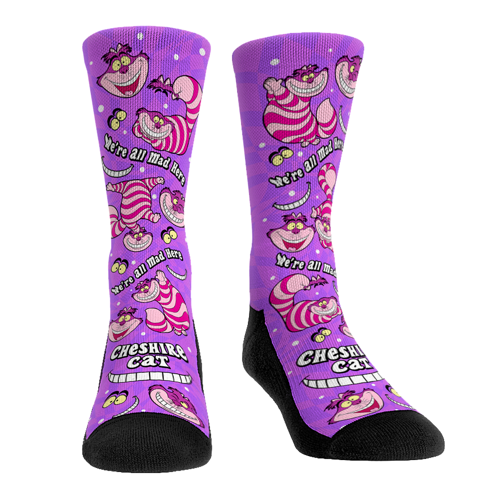 Alice in Wonderland Socks - Cheshire Cat - Disney Socks - Rock 'Em Socks