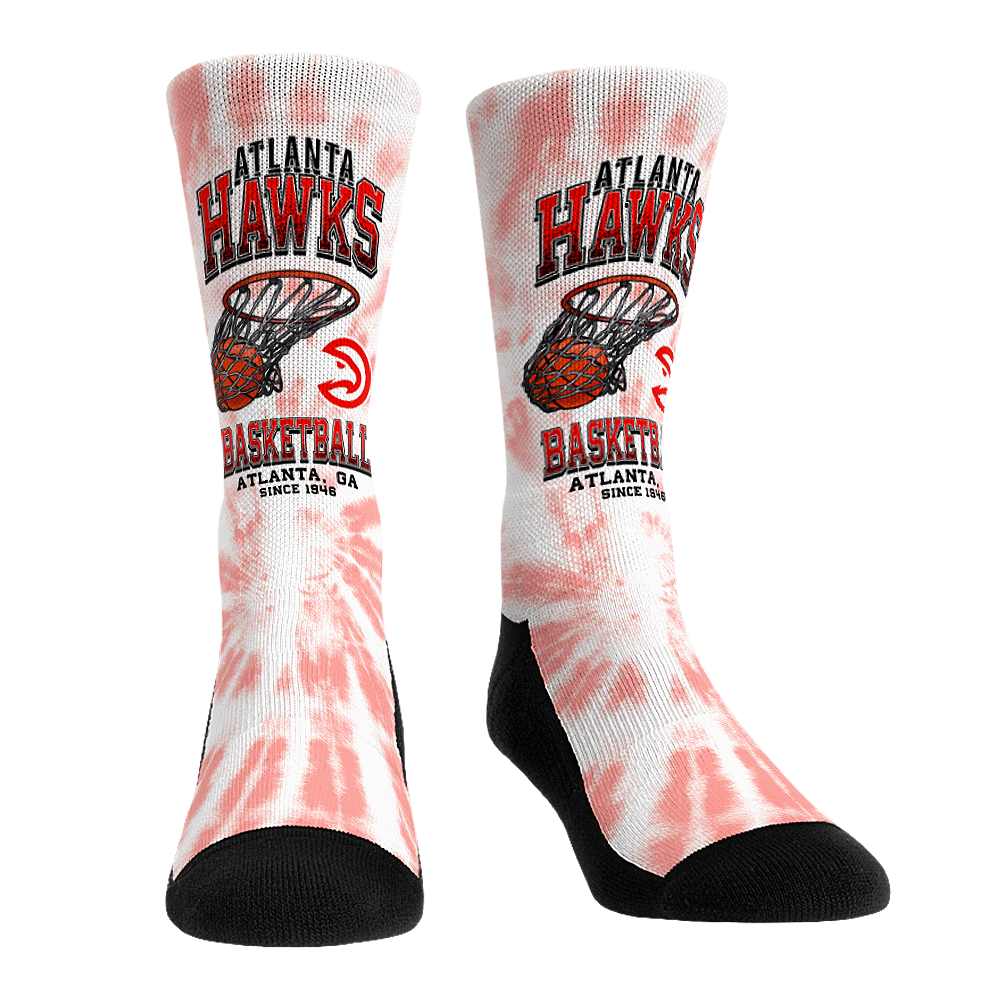 Atlanta Hawks Socks - Vintage Hoop - NBA Socks - Rock 'Em Socks