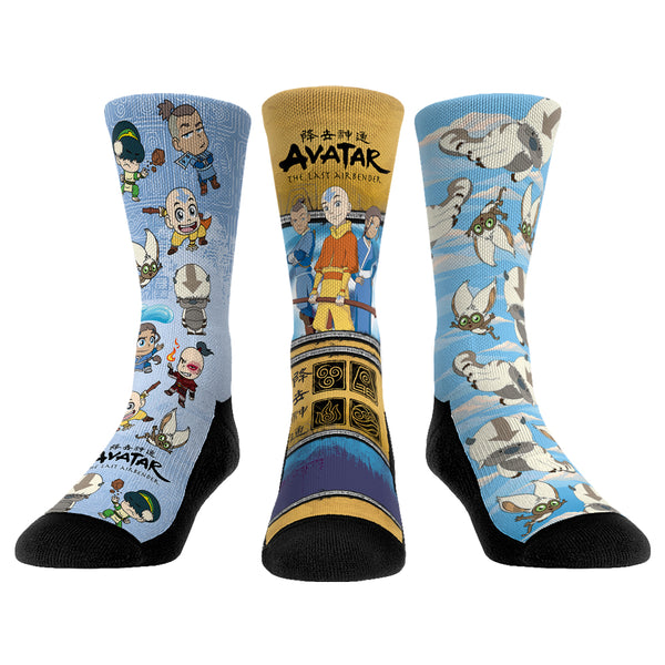 Avatar: The Last Airbender Socks - 3-Pack - Rock 'Em Socks ...