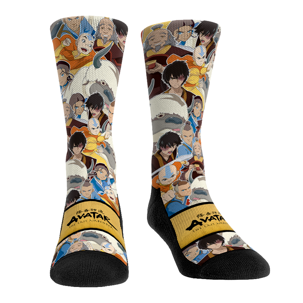 Avatar: The Last Airbender Socks - Stacked Characters - Rock 'Em Socks