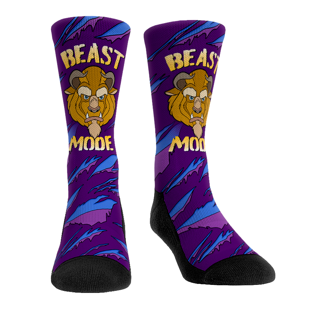 Beauty and the Beast Socks - Beast Mode - Rock 'Em Socks - Disney