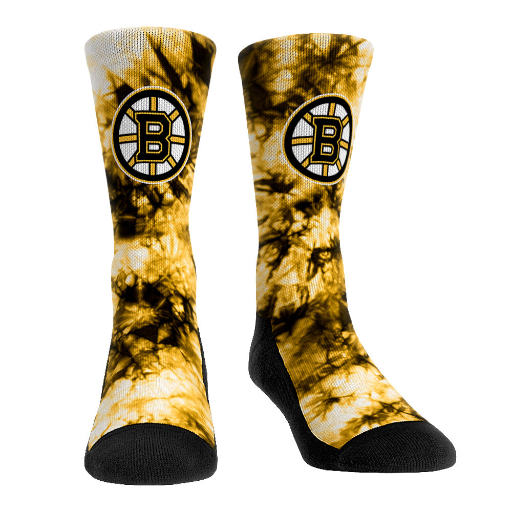 Boston Bruins Socks - Team Tie Dye Socks - NHL Socks - Rock 'Em Socks