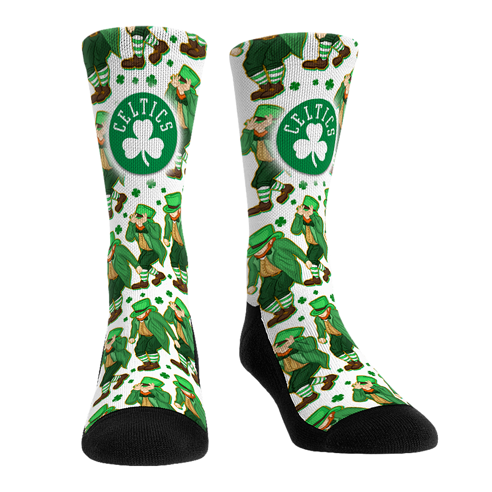 Boston Celtics Socks - Leprechaun Griddy - NBA Socks - Rock 'Em Socks