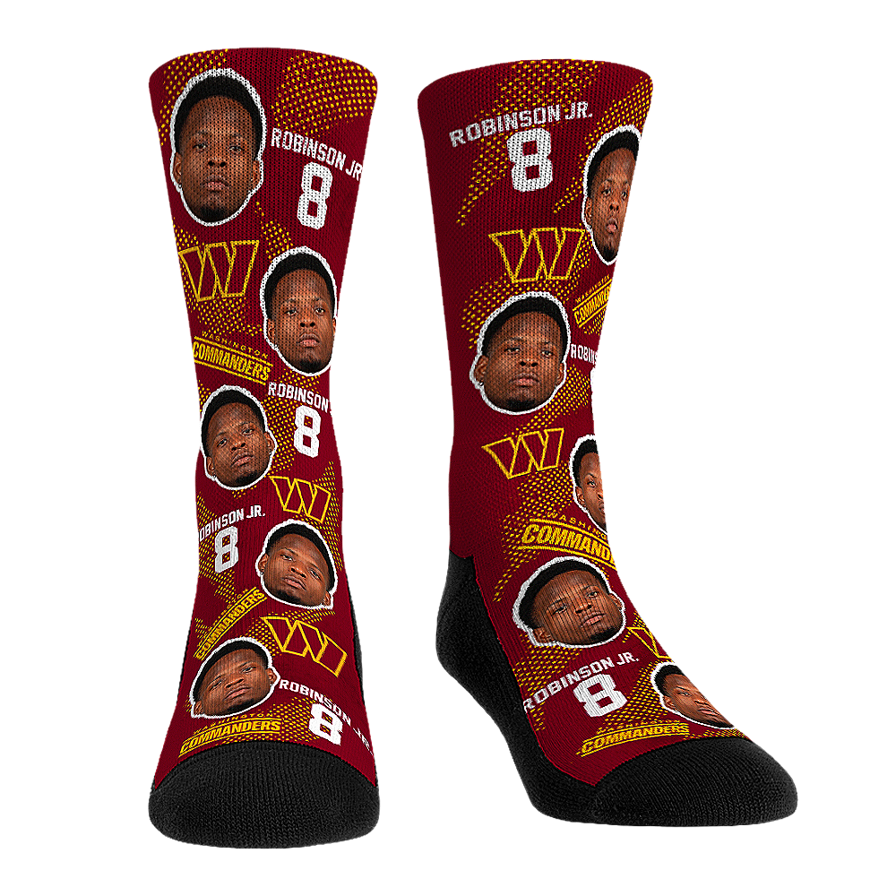 Washington Commanders Socks - Football Guy - Rock 'Em Socks - NFL