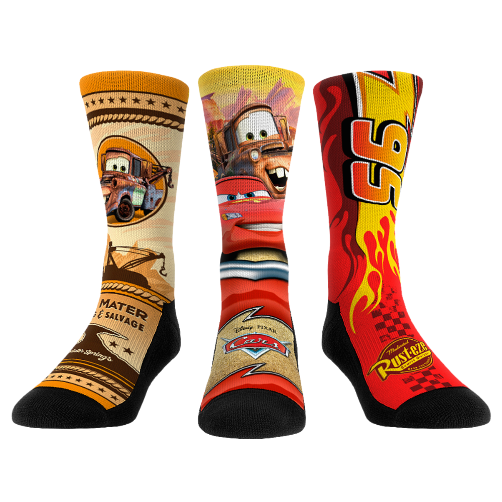 Cars Socks - 3-Pack - Pixar - Rock 'Em Socks