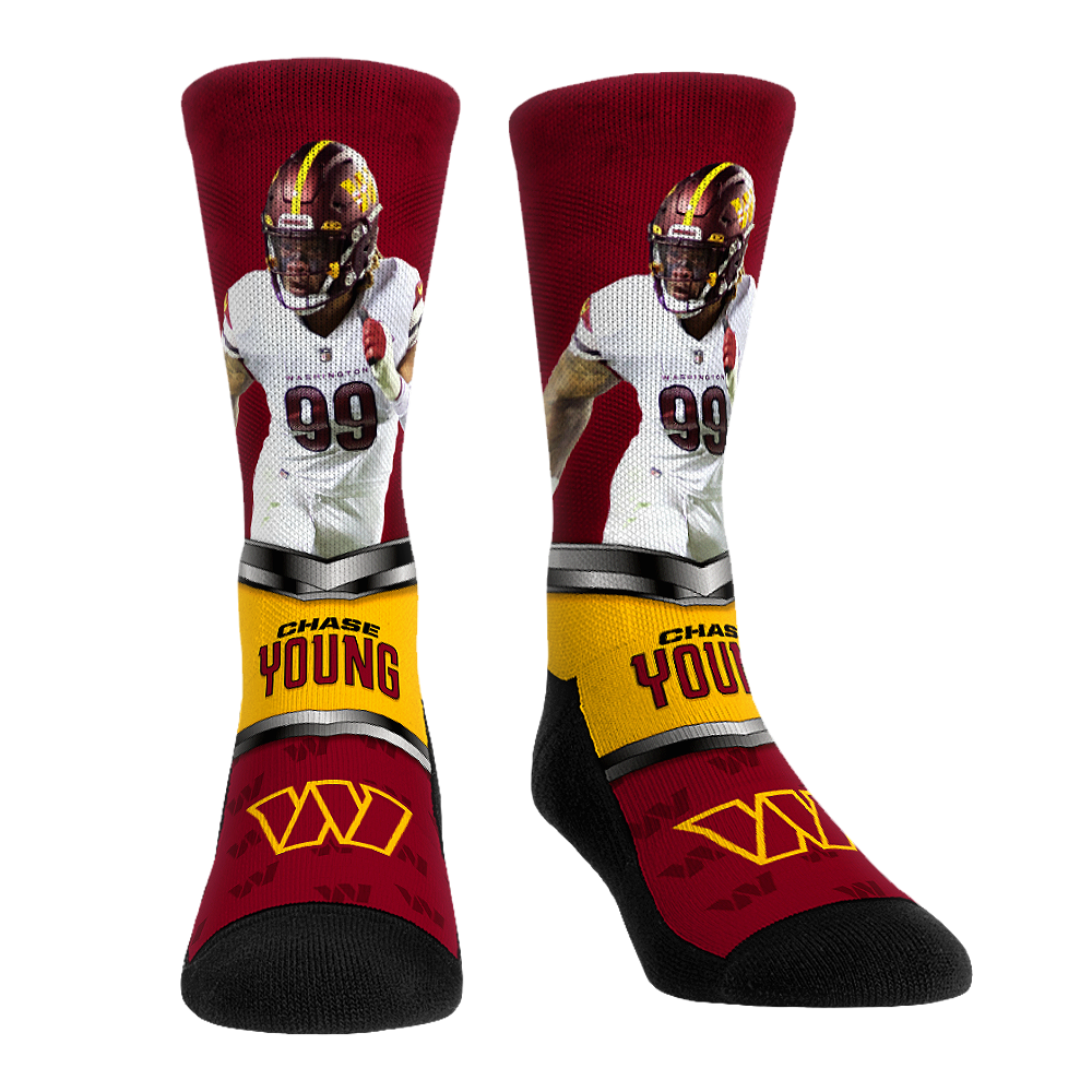 Washington Commanders Socks - Highlight - Rock 'Em Socks - NFL